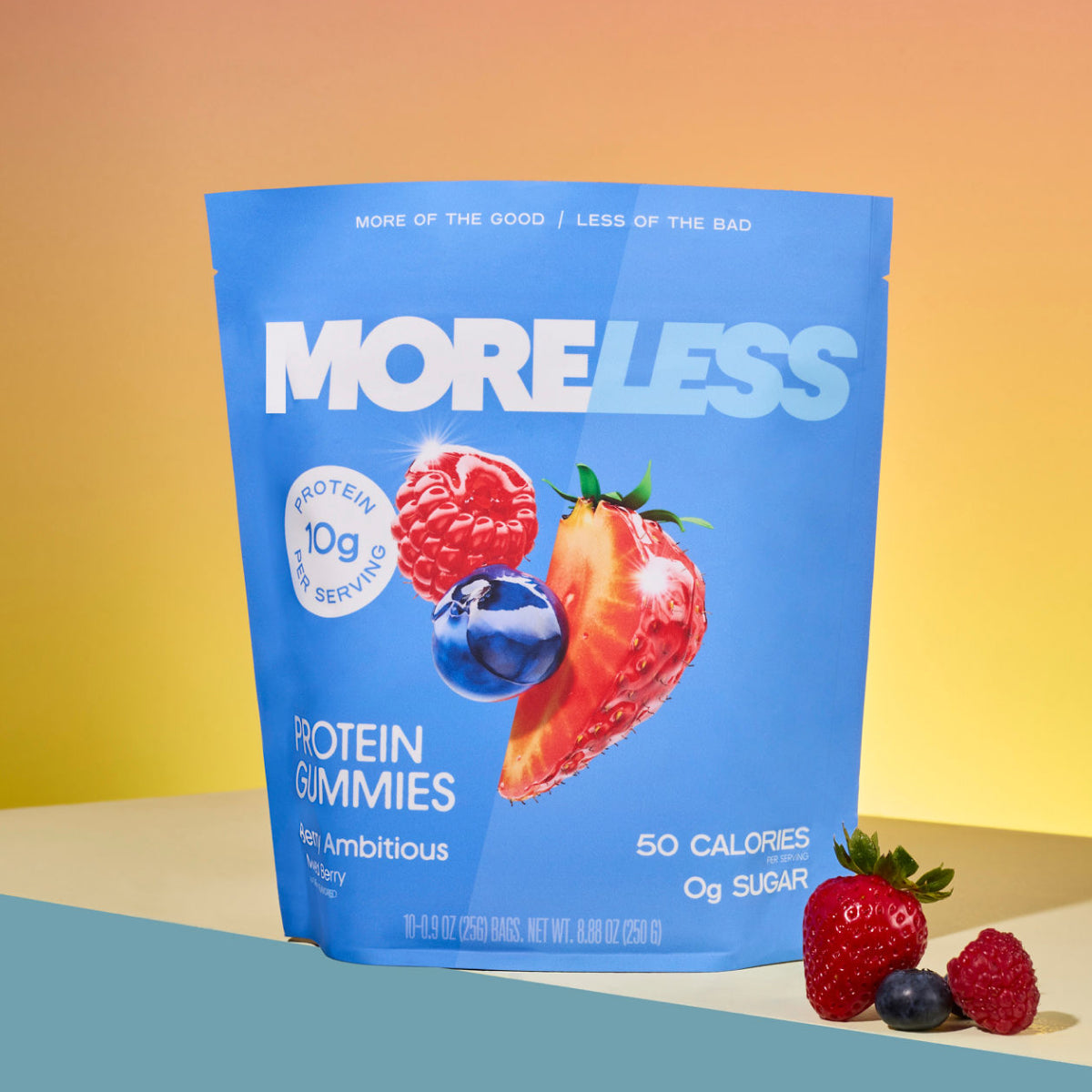 Delicious Protein Gummies – More/Less Protein